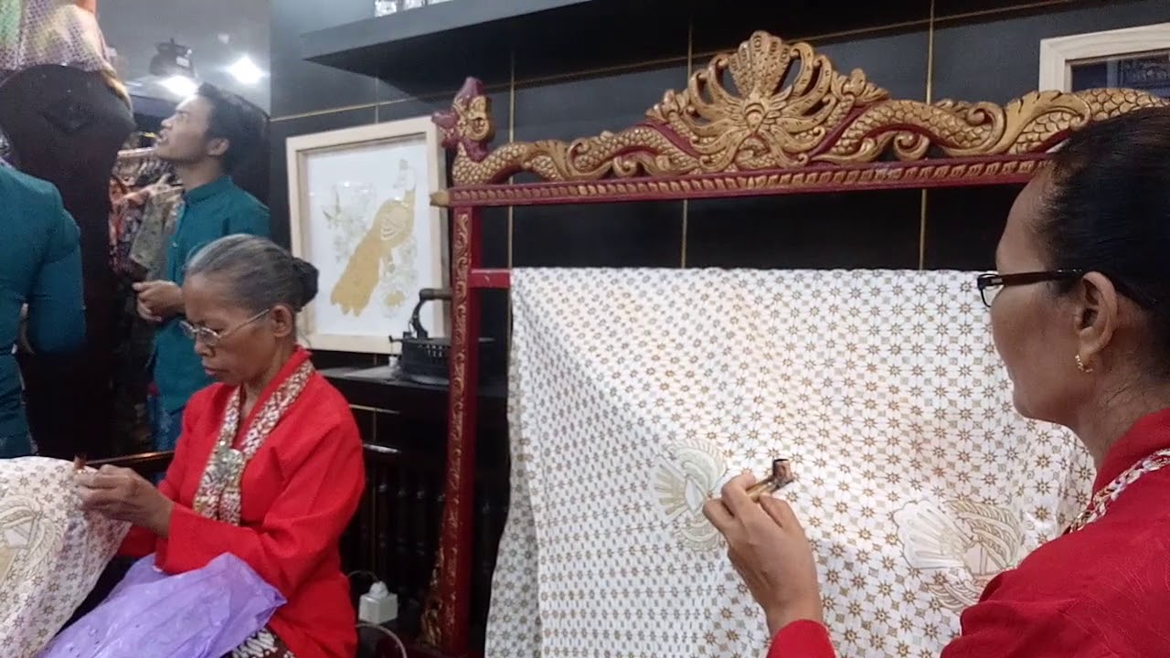 Membatik kain - YouTube