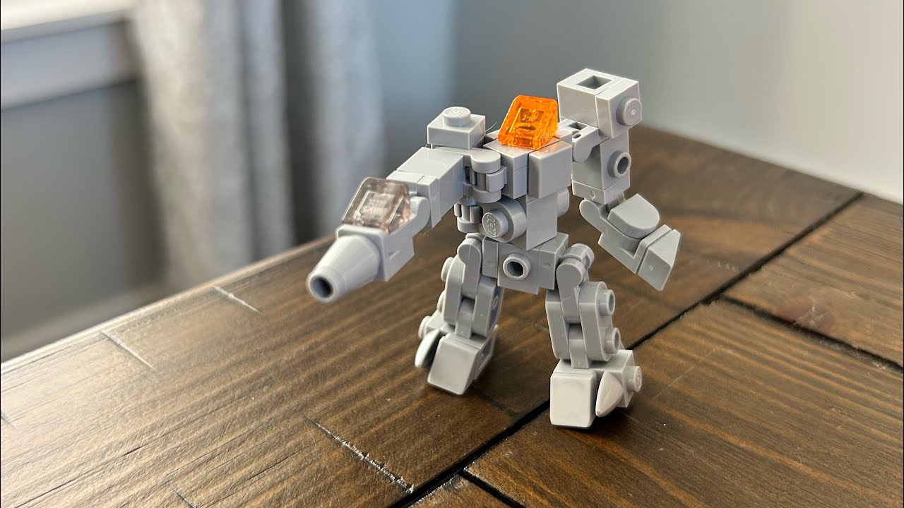 How to combine tiny Lego robot with dragon armour tutorial - YouTube
