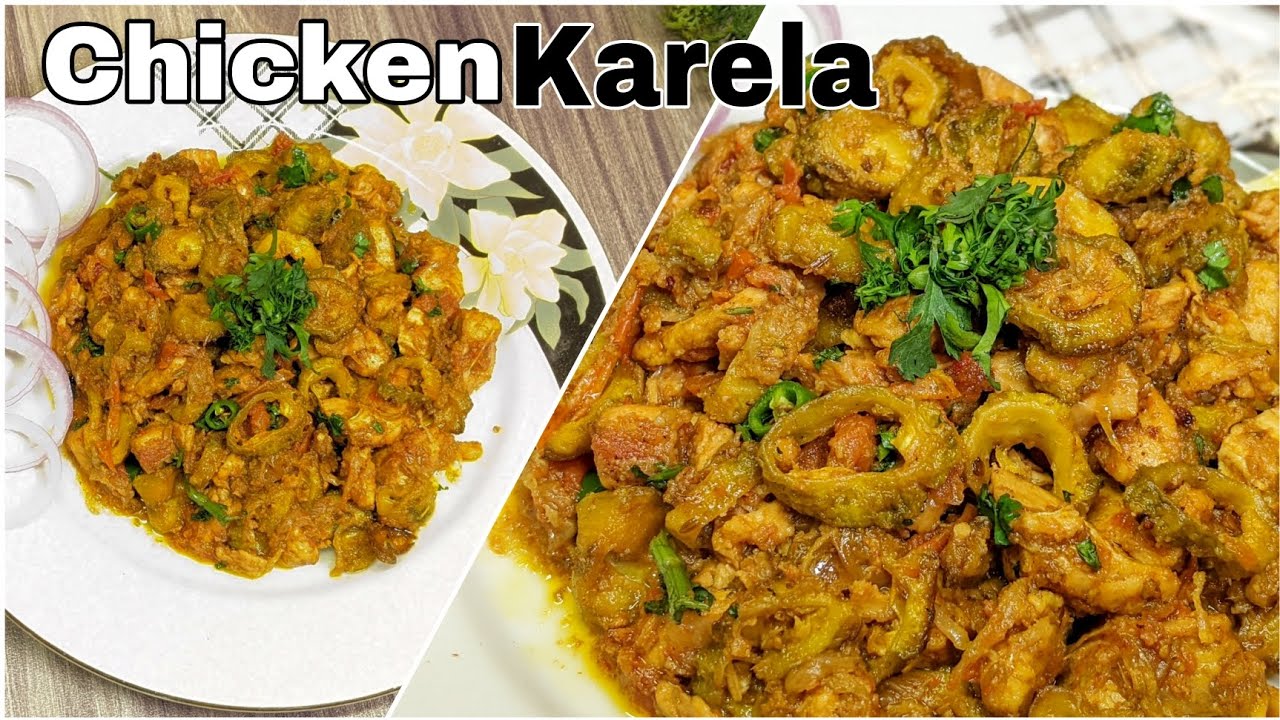 Chicken Karela Recipe By Rahi Cooks | Chatkharedaar Chicken Karela ...