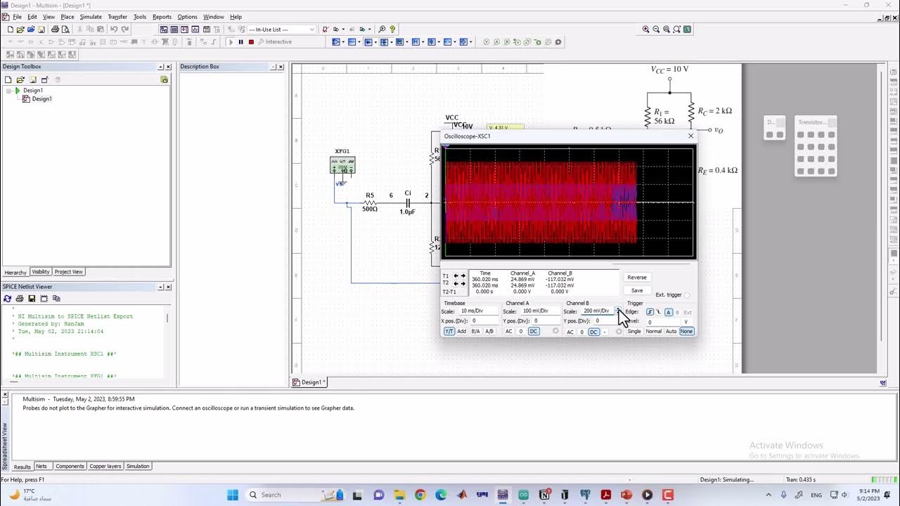 Electronic Circuit Simulation by Multisim - YouTube