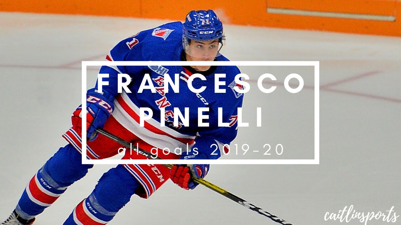 Francesco Pinelli | 2019-20 All Goals (2021 NHL Draft) - YouTube