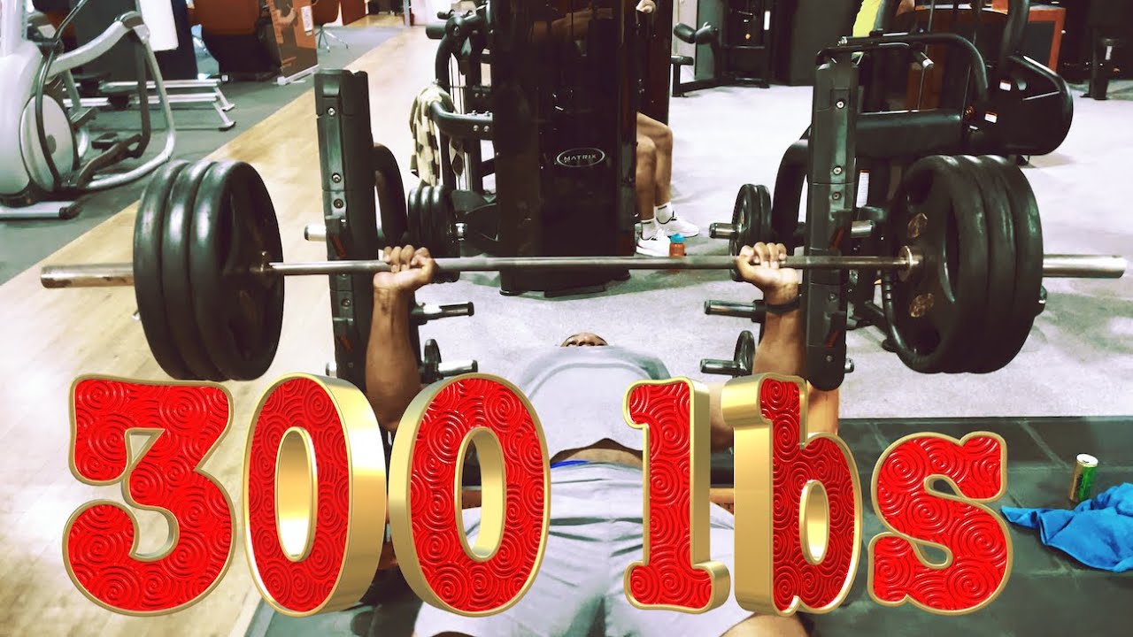 Fatman Pushes 300 Pounds Bench Press - YouTube