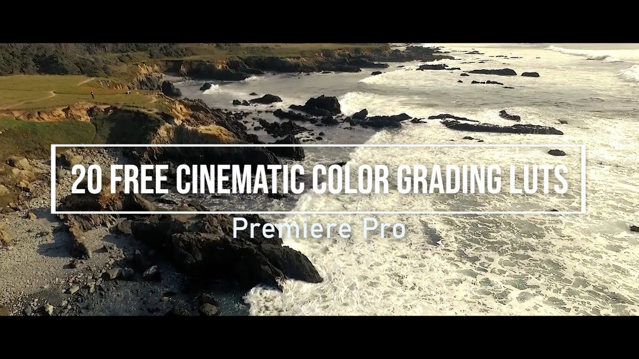 20 Free Cinematic Color Grading LUTS for Premiere Pro 2020. - YouTube