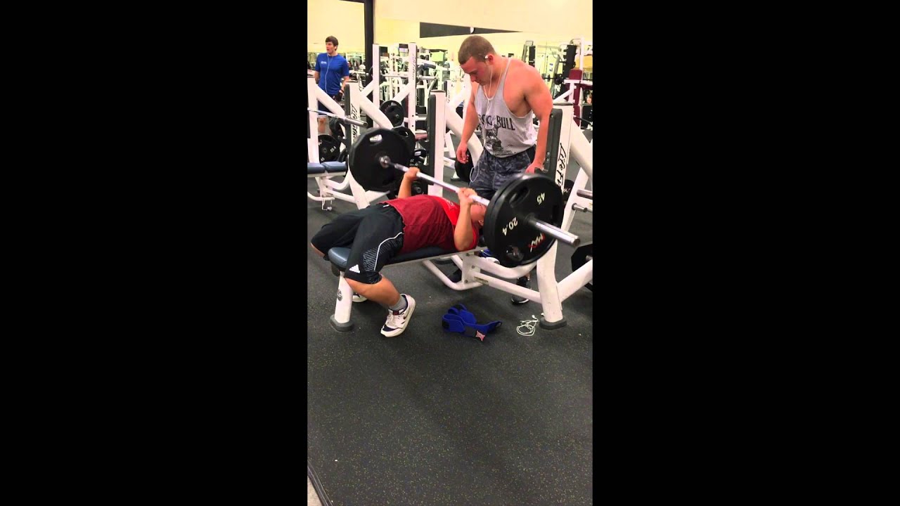 14 year old powerlifting 165 weight class TOTALS at 885 - YouTube