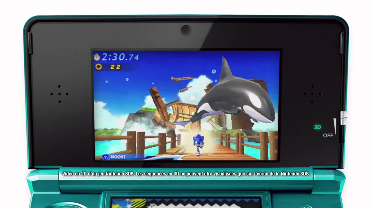 Sonic Generations : 3DS French Trailer - Console-toi.fr - YouTube