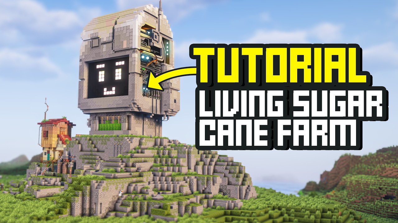 How I made the first structure block featured Sugarcane Farm in ...