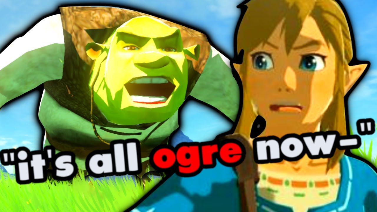 Breath of the Wild, but if I say "Shrek" he spawns... - YouTube