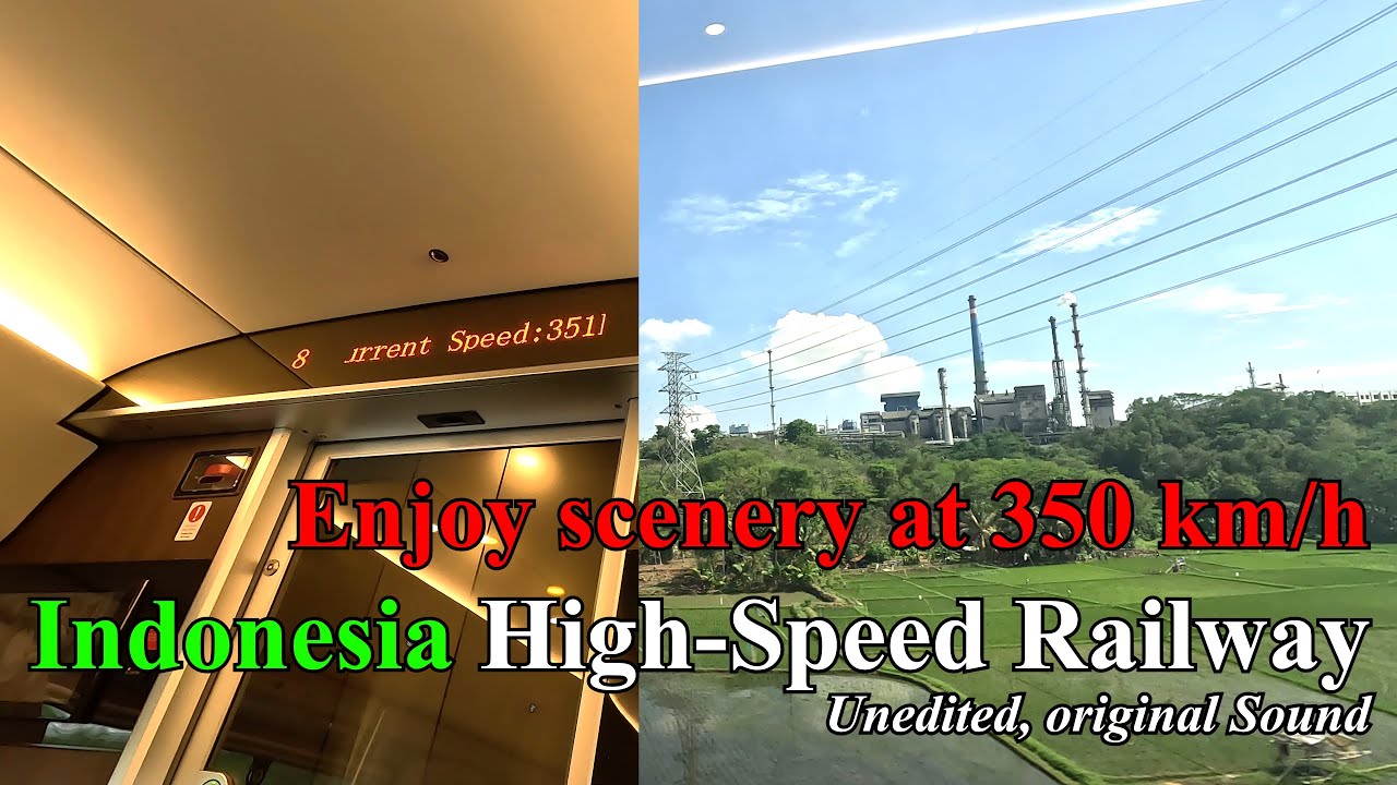 Unedited: Enjoy scenery from the First-Class KCIC High-Speed Railway ...