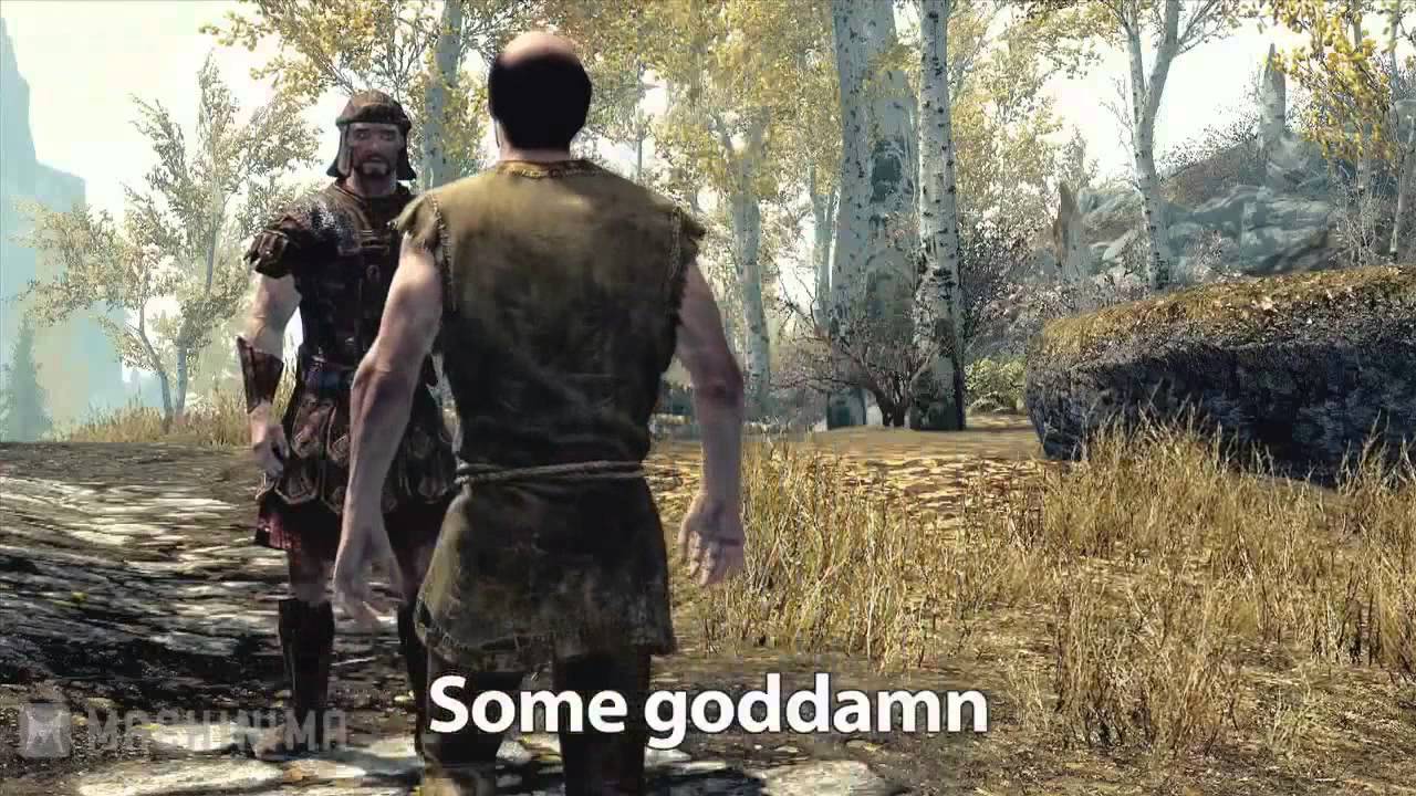 Gamer Poop Skyrim #6 озвучка Алексей Верлен - YouTube