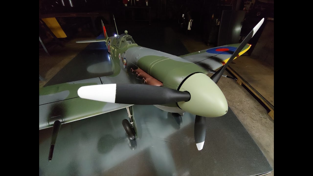 Avios Spitfire MkVb Super Scale 1450mm (PNF) After assembley review and ...