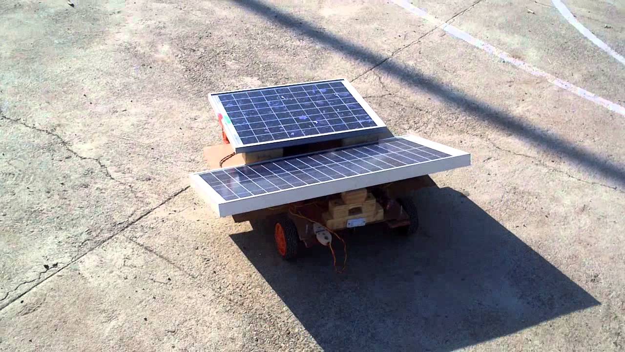 Solar car prototype - YouTube