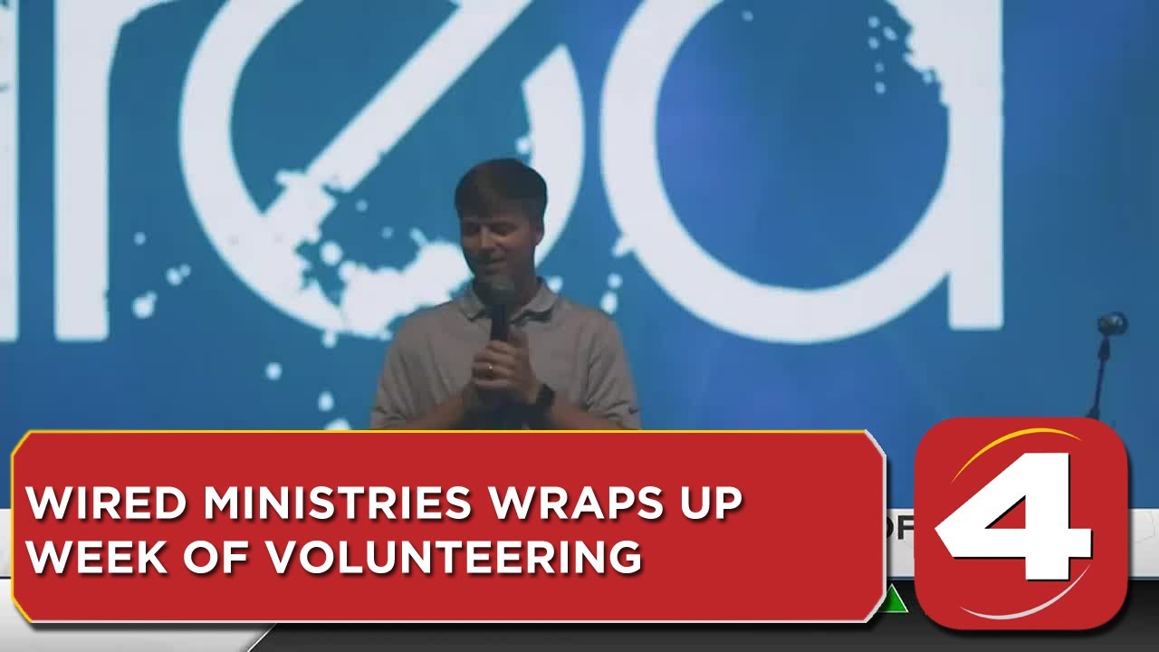 Wired Ministries wraps up week of volunteering - YouTube