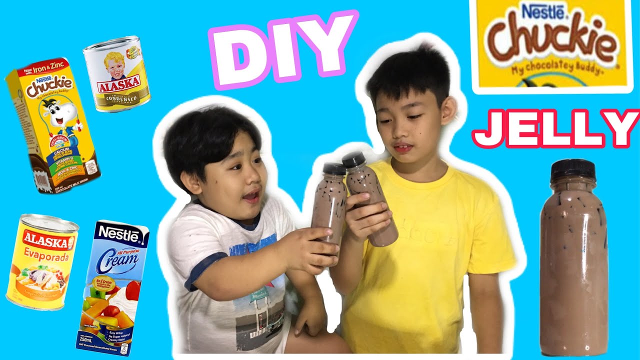 CHUCKIE JELLY(ANG SHEREP GRABEH) DIY CHOCO DRINK - YouTube