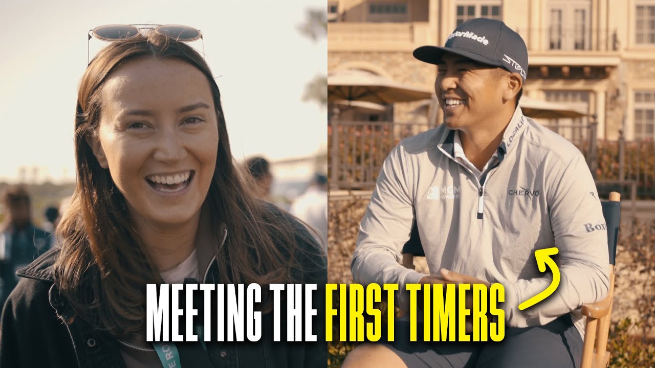 Claire Rogers Meets the Players Championship Rookies - YouTube