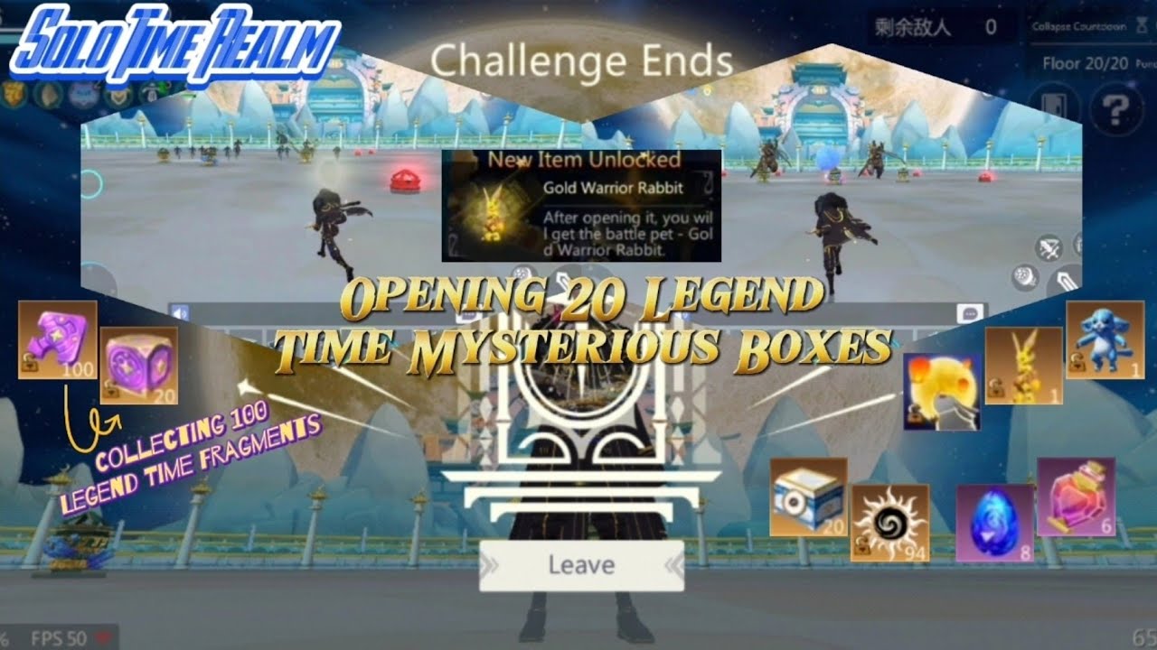 Getting Gold Warrior Rabbit 🐰 | Collecting 100 Legend Time Fragments ...