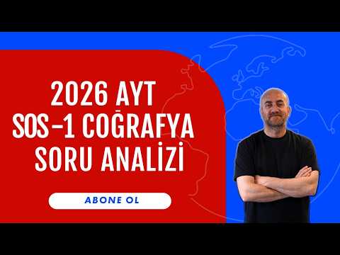 AYT 2026 Sos-1 Coğrafya Soru Analizi 🤟 #yks2026tayfa #aytcoğrafya #ayt #coğrafya #ayt2026 