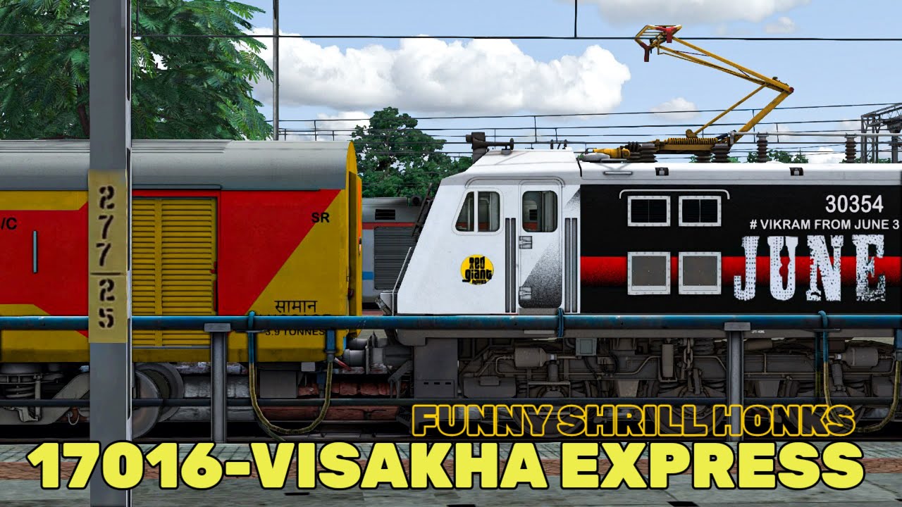 17016 ROUTE DIVERTED VISAKHA EXPRES TRAIN JOURNEY |RAILWORKS GAMEPLAY|TRAIN SIMULATOR 2022 ...