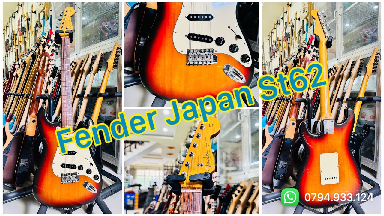 Giới thiệu chiếc Fender Japan ST62 gần 30 tuổi đời nhưng rất hay và còn đẹp - YouTube