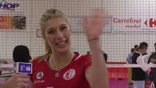 RANIERI INTERNATIONAL VOLLEY SOVERATO - PINEROLO 3-2 intervista a Gaia ...