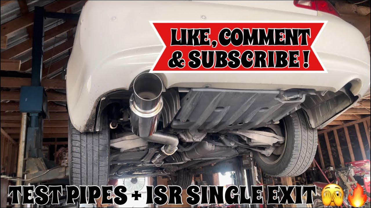 INFINITI G37 GETS TEST PIPES & ISR SINGLE EXIT 😮‍💨‼️ - YouTube