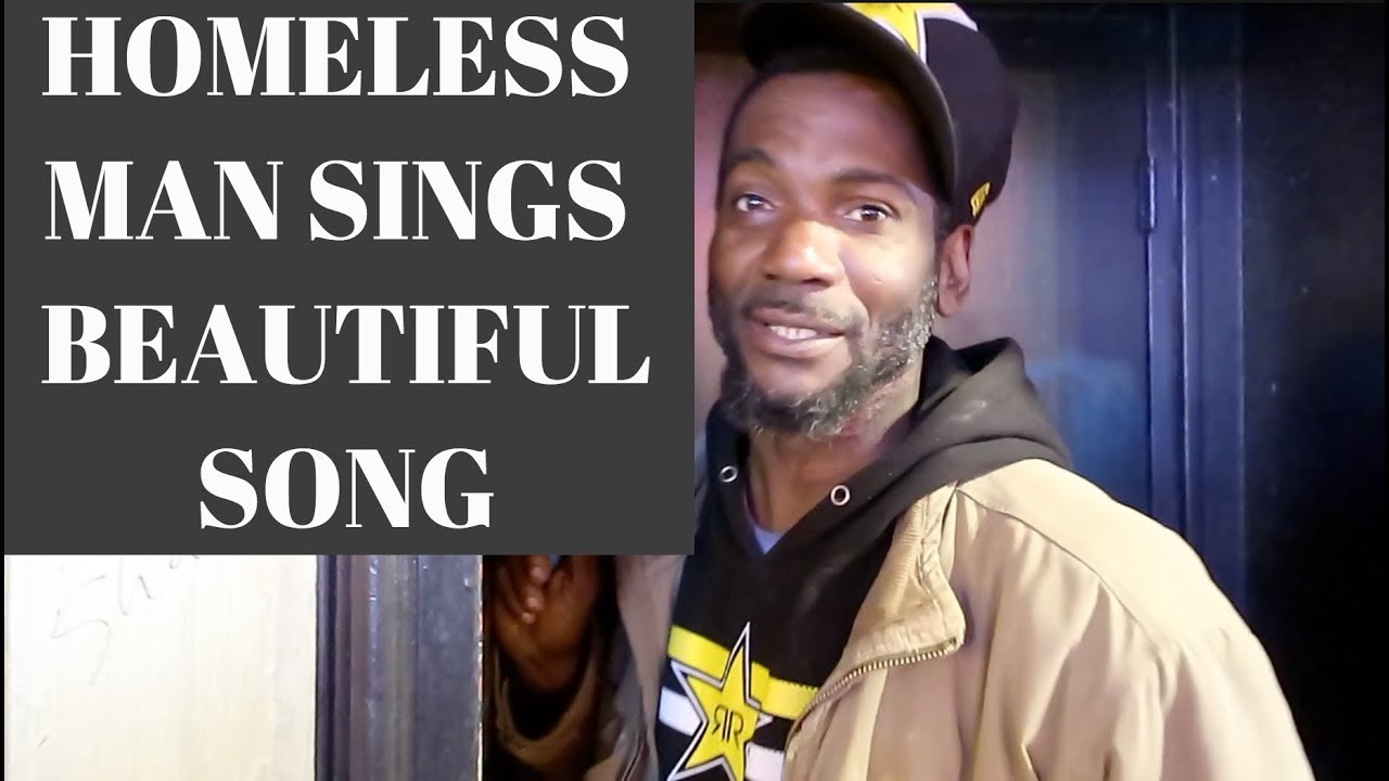 HOMELESS MAN IN NASHVILLE SINGS AN AMAZING SONG *street reacher* - YouTube