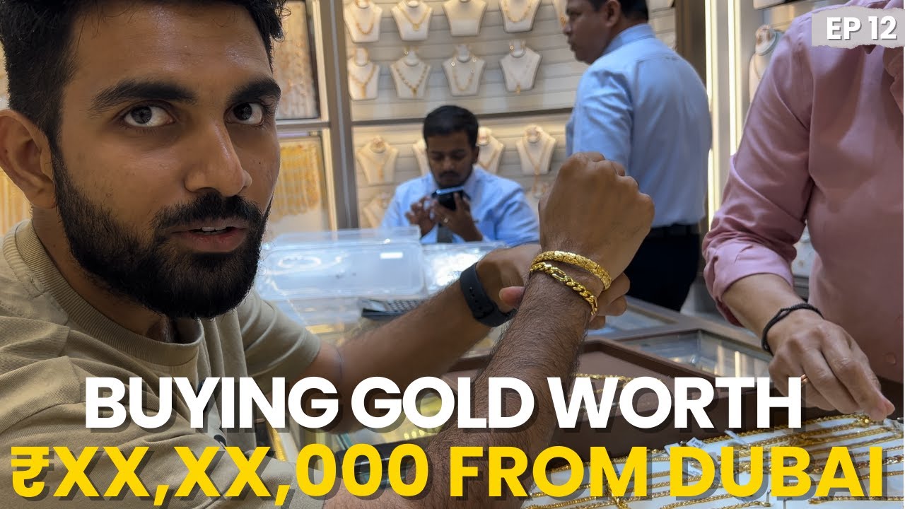 Buying GOLD worth of ₹XX,XX,000 From DUBAI - Tax Free 🤩 - YouTube