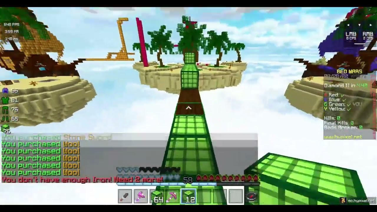 MInecraft| bed wars hypixel| #1 - YouTube