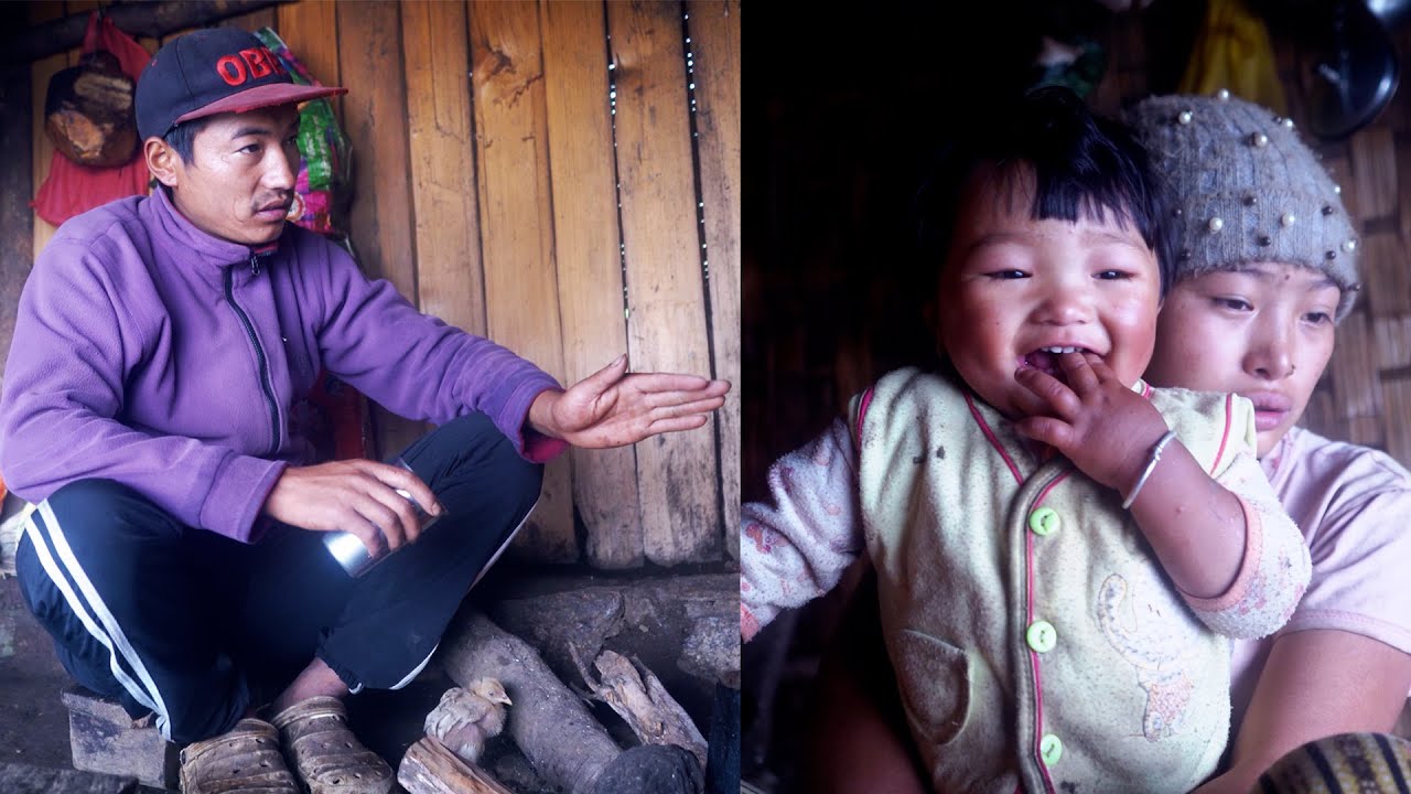 manjita cooking lunch in her shed || shepherd life of Nepal ...