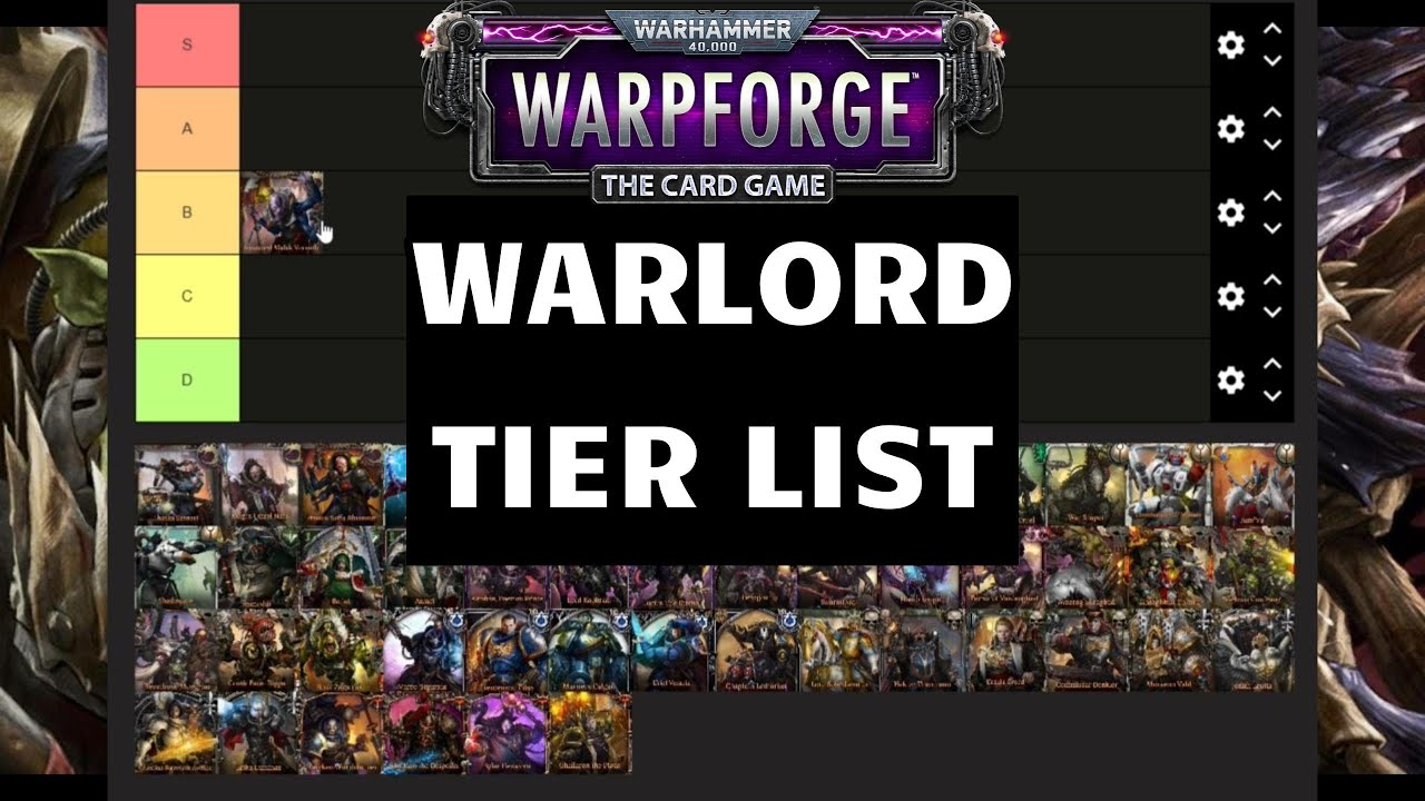 Warhammer 40,000 Warpforge Warlord Tier List - YouTube