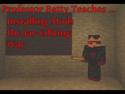 Installing a Mod (the Jar Editing Way) - YouTube