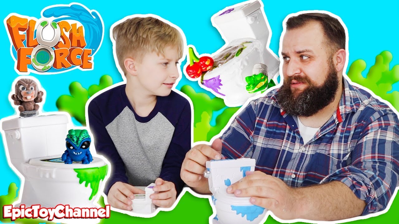 Surprise Toys Magic! FLUSH FORCE Surprise with Color Changer Toy Reveal ...