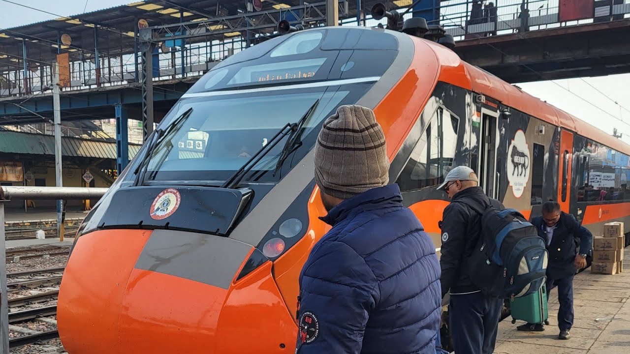 This is India's impressive NEW high-speed train! - Vande Bharat Express by Devraj Divan #train ...