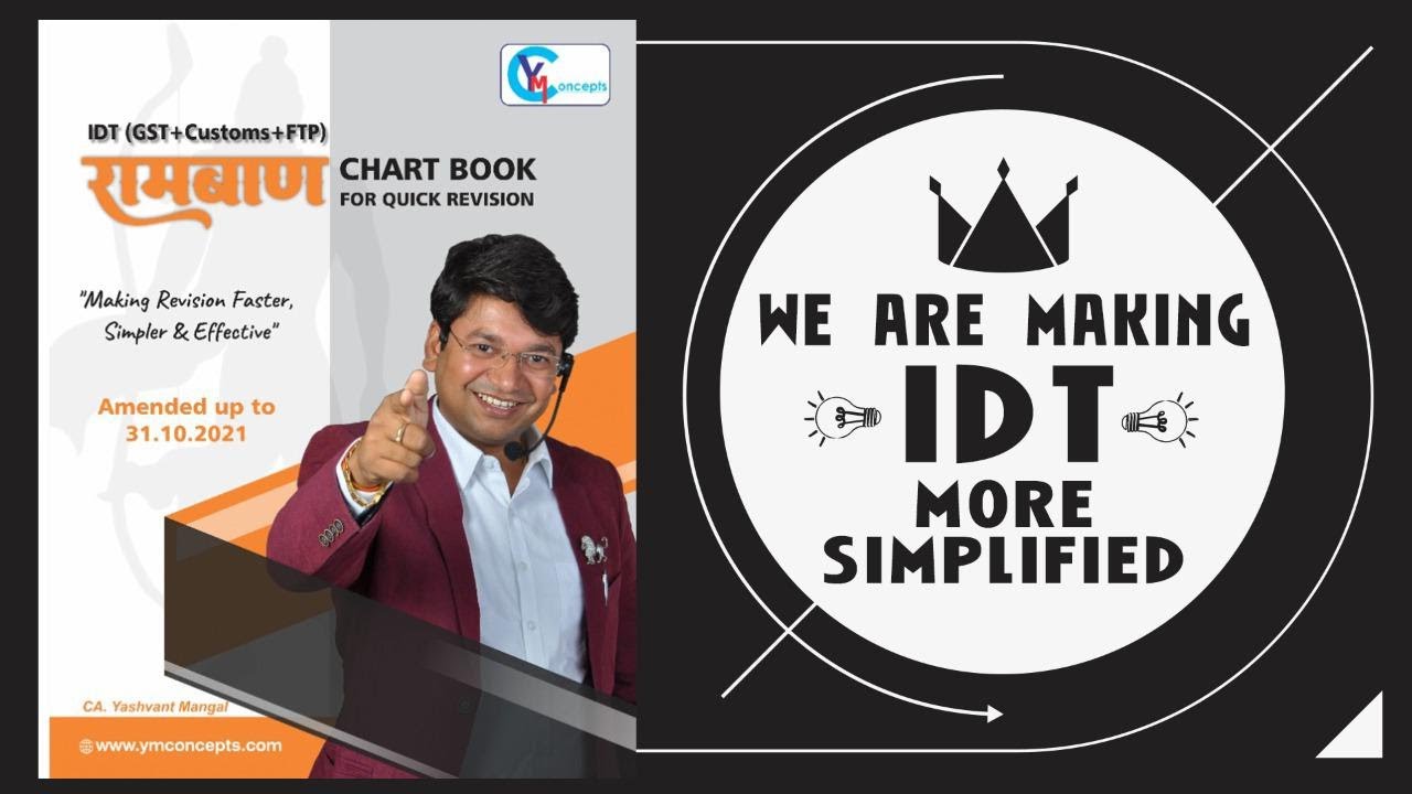 Simplified IDT in Just 68 Pages || CA Final रामबाण Chart Book || CA ...