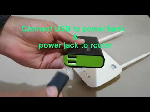 Keep Your Wifi Router On During Load Shedding Using Power Bank - YouTube