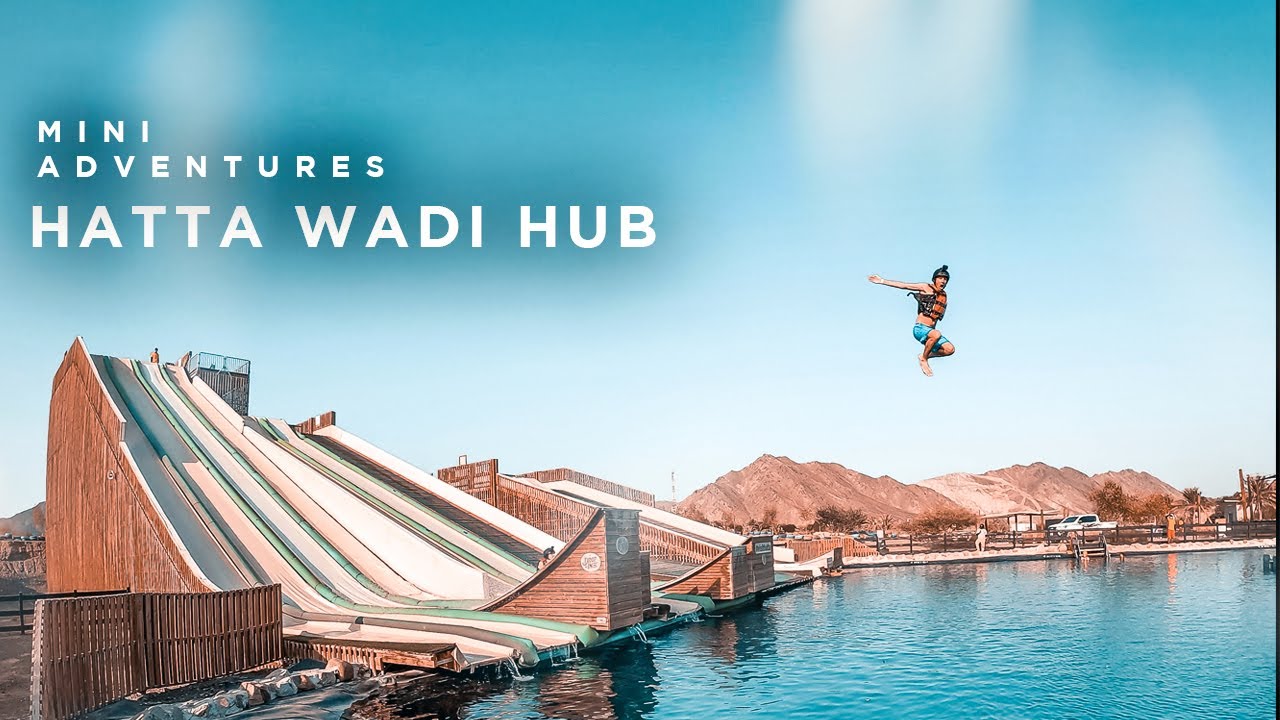 We had the BEST DAY on THE DROP IN at HATTA WADI HUB #visithatta - YouTube