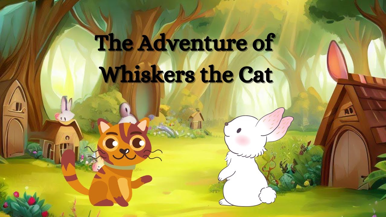 KIDS FUN STORY - The adventure of Whiskers the cat - YouTube