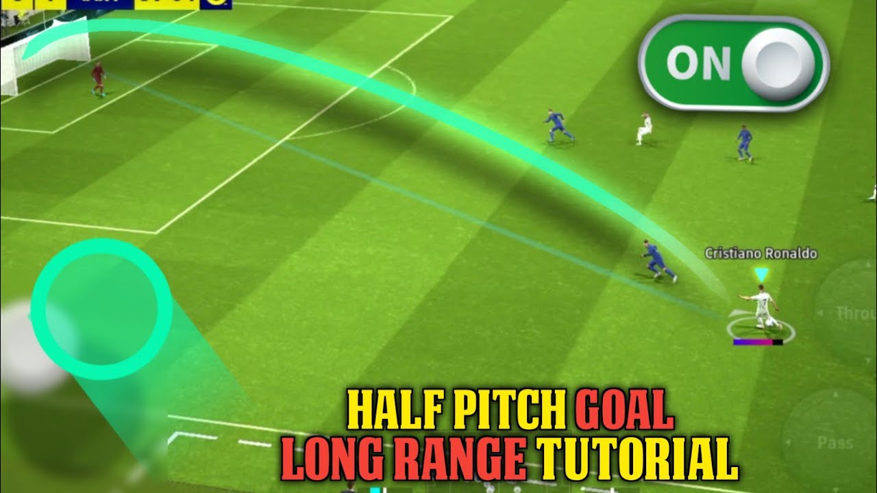 How to Score from Long Distance/Half Pitch in eFootball 2024 Mobile | 2 ...