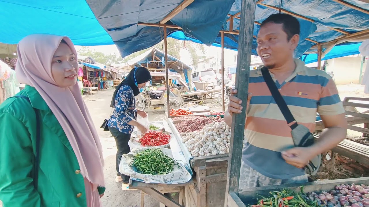 Observasi Pasar Tradisional Di Kota Stabat - YouTube
