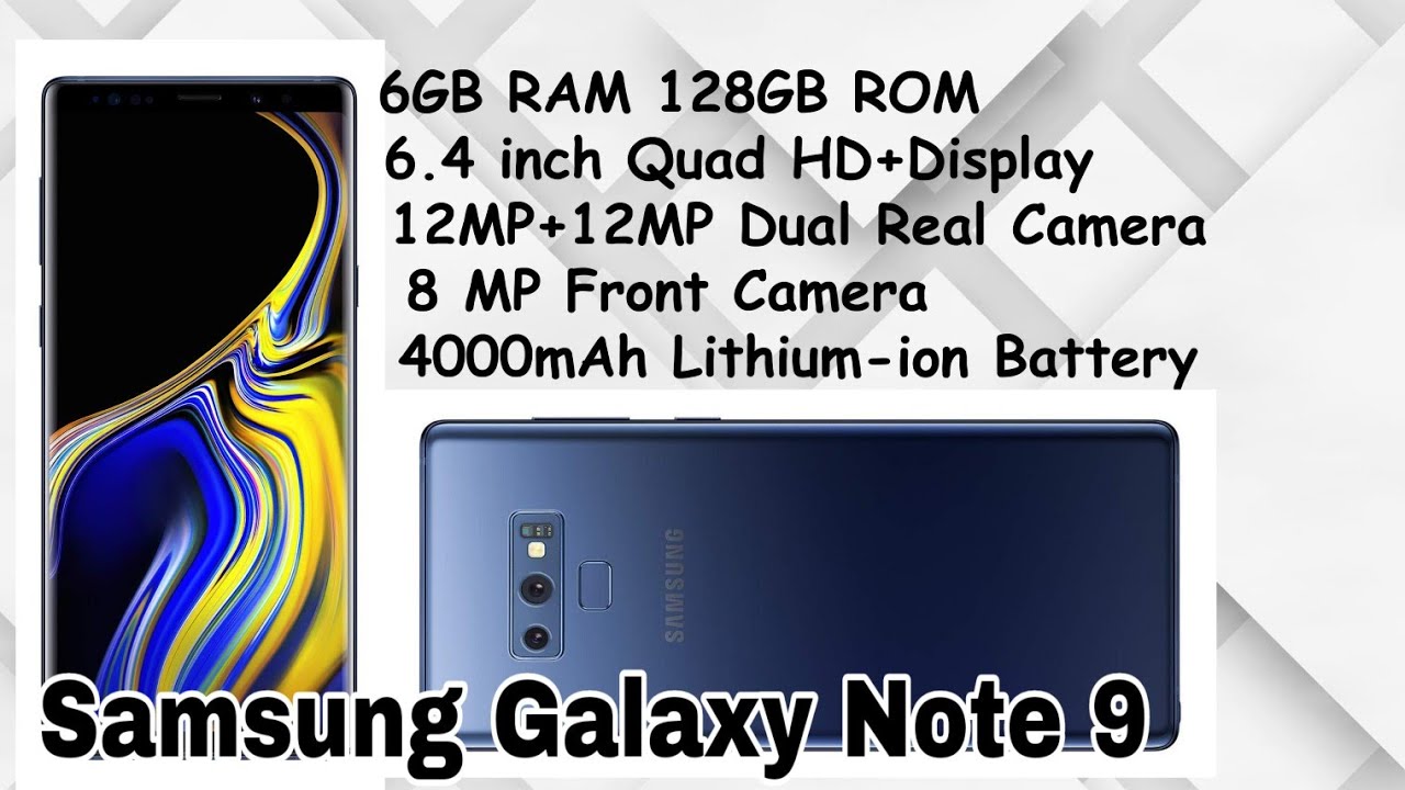 Samsung Galaxy Note 9📲Unboxing & First Look - YouTube