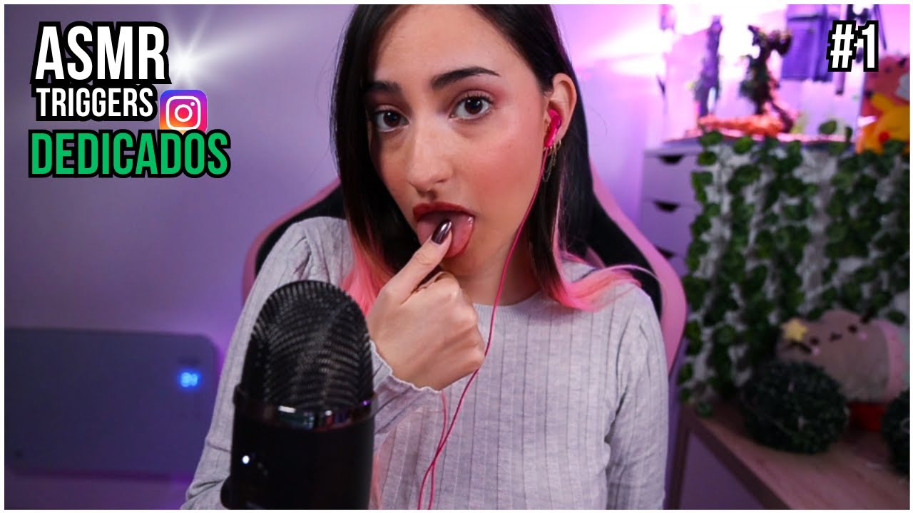 ASMR DEDICADOS 💗 [KISSES, MOUTH SOUNDS, INAUDIBLE...] 👅 | CUSTOM TRIGGERS 💋 - YouTube