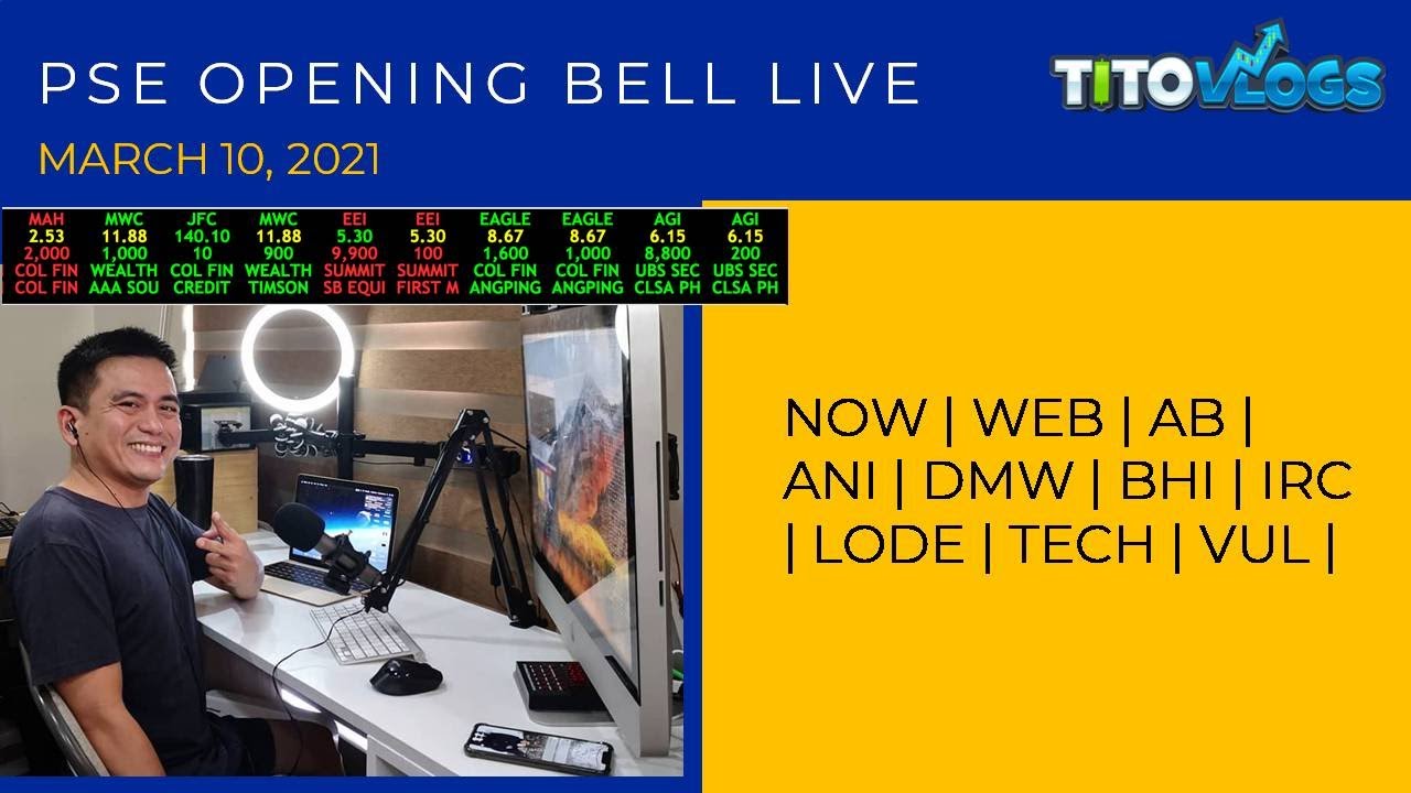 PSE OPENING BELL LIVE | MARCH 10 2021 - YouTube