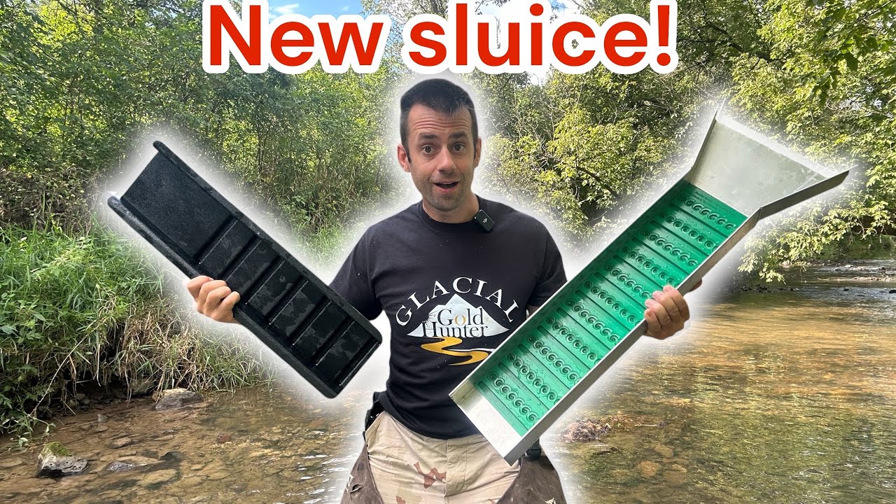 Testing new sluice! - YouTube