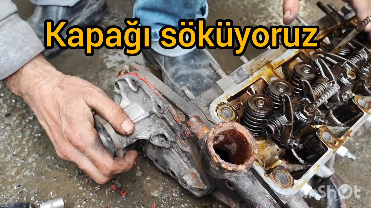 Bölüm: 2 . Renault 12 silindir üst kapak dağıtımı ve motor yüzeyi ...