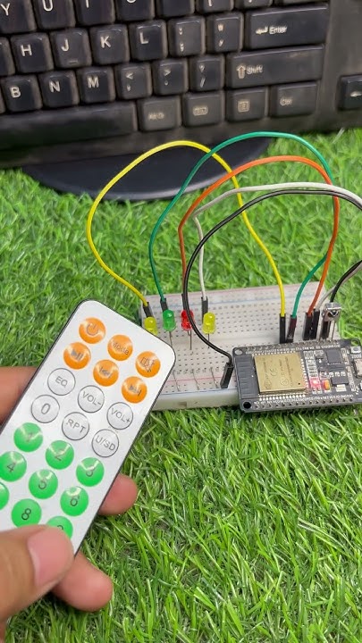 ESP32 + IR Receiver Module + Remote #diy #project #arduino #shorts # ...