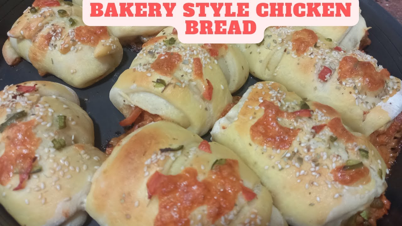 Bakery style chicken bread|chicken bread recipe|home made bread - YouTube