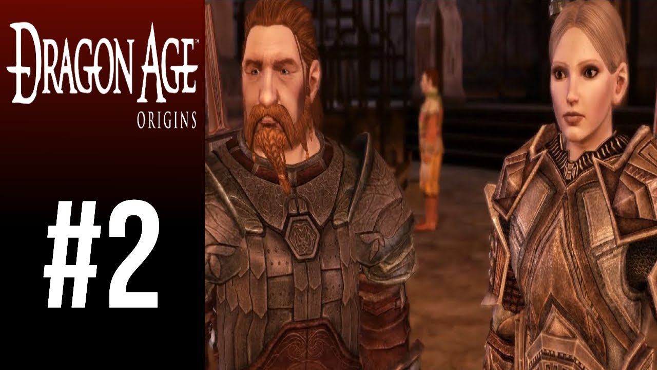 Let's Play Dragon Age Origins #2 - A Noble Aeducan - YouTube