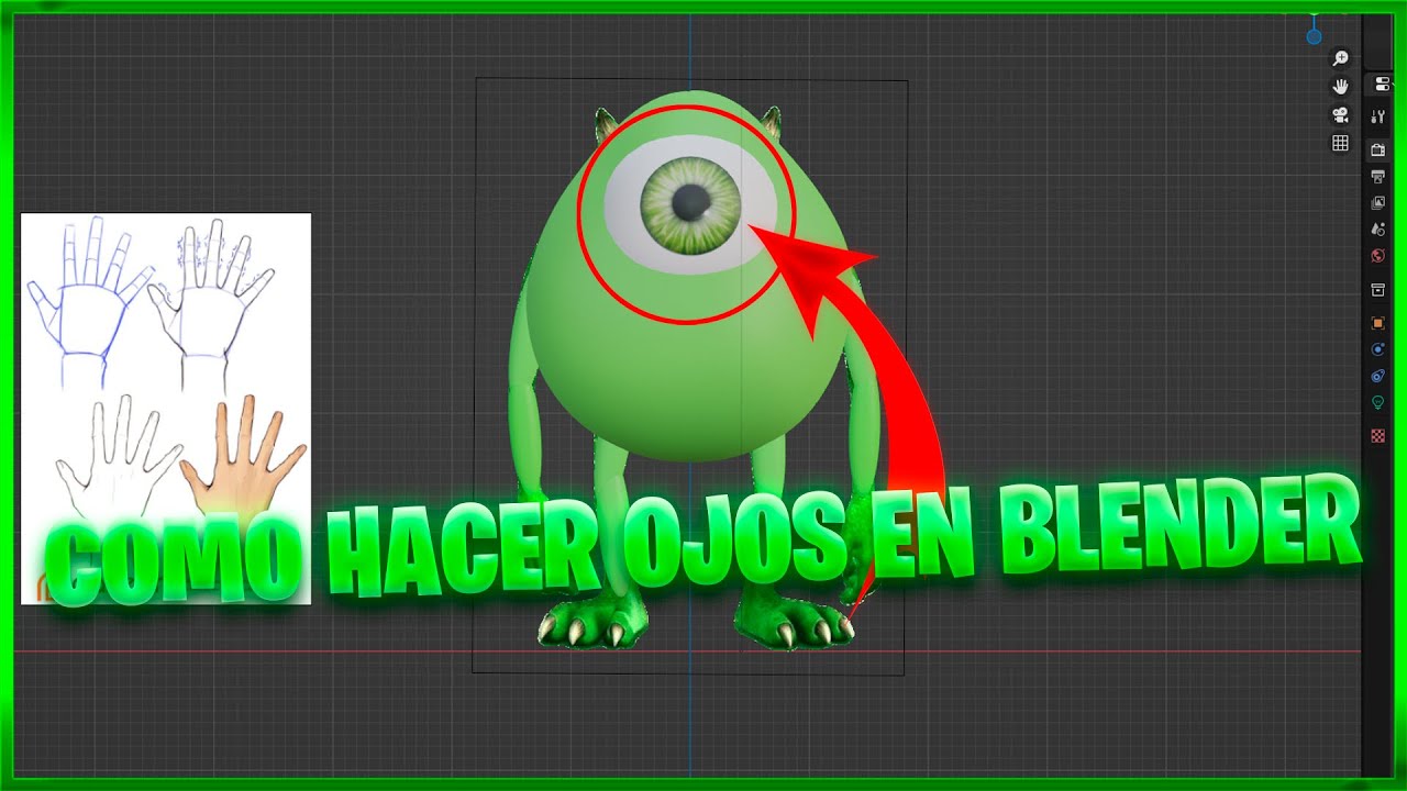 COMO HACER OJOS EN BLENDER 2023 - YouTube