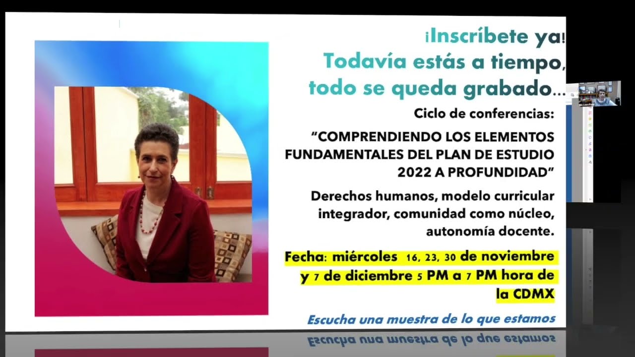 Invitación Ciclo elementos fundamentales de la NEM Laura Frade - YouTube