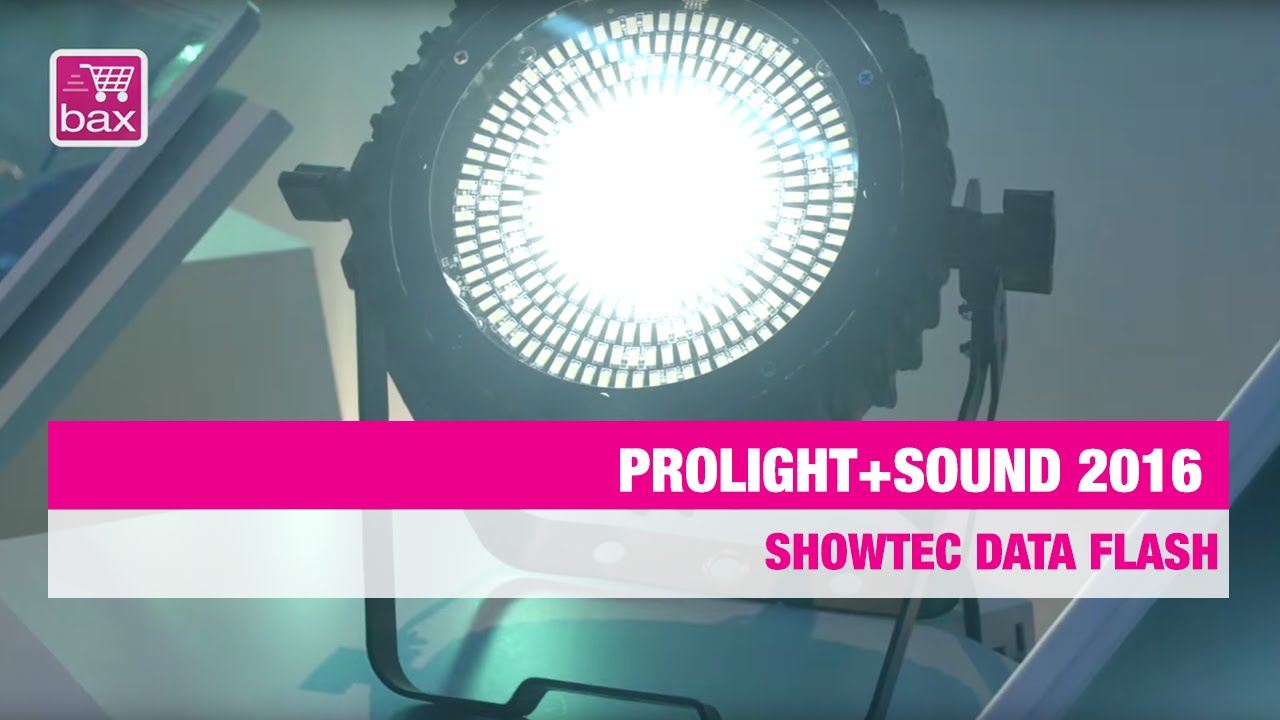 Showtec data flash - Prolight+Sound 2016 - YouTube