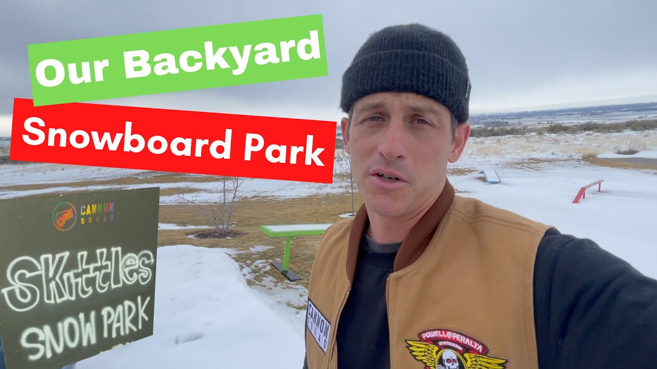 Ultimate Backyard Snowboard Park - YouTube